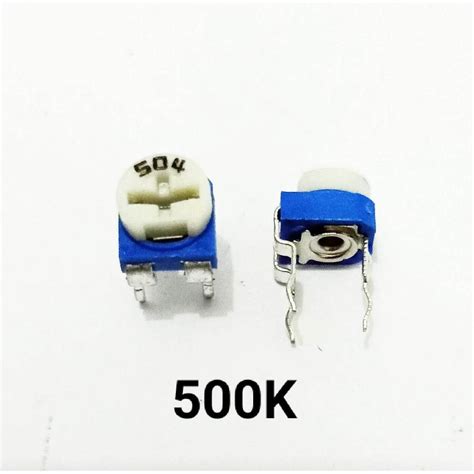 500k Ohm 504 Trimpot Trimmer Variable Vertical Resistor Shopee Philippines