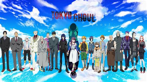 Tokyo Ghoul Hd Character Lineup Wallpaper 2560x1440 Wallpaper Abyss