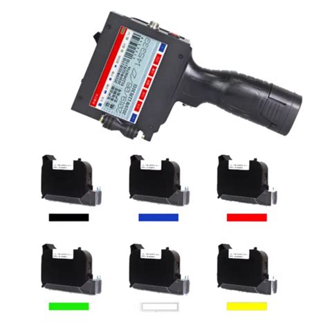 600dpi Handheld Inkjet Printer Logo Date Qr Barcode Batch Coding Machine 4 3inch 818 29