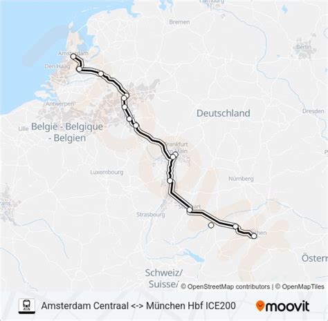 Ice International Route Schedules Stops And Maps Amsterdam Centraal