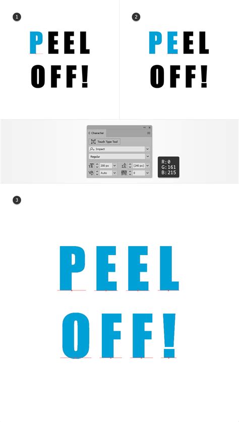How To Create A Peeled Text Effect In Adobe Illustrator Envato Tuts