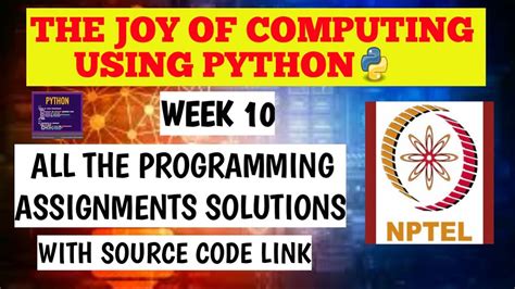 The Joy Of Computing Using Python Week 10 All 3 Programming Assignments Solutions 2021 Nptel