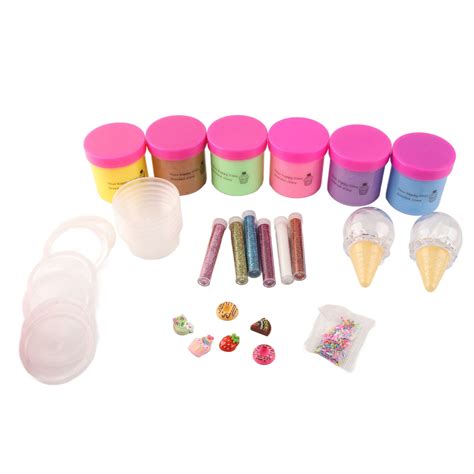 2024 6pcs Butter Slime Kit Pressure Relief Toy1 - Walmart.com