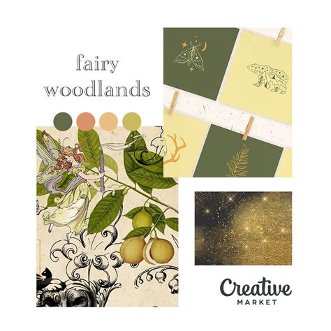 Moodboard Series Fairycore Aesthetic Creative Market Blog
