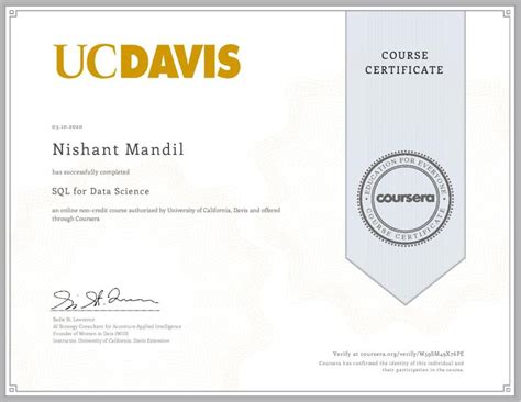 Nishant Mandil On Linkedin Coursera Lnct Bhopal Sqlite