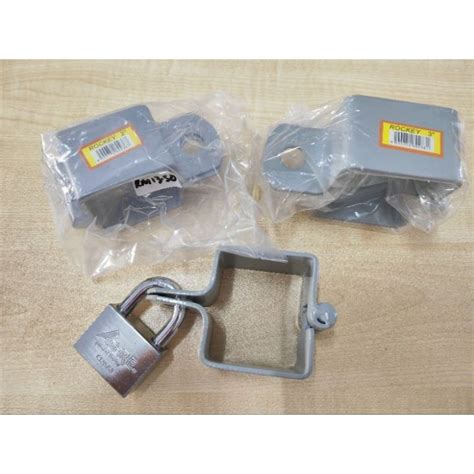 Ls Gemilang Rocky 2 3 Padlock Cover Braket Padlock Bracket Gate Lock Clamp Kunci Pagar Pintu