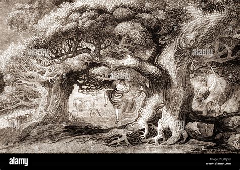 The Death Of Absalom Hanging From A Tree By His Hair Book Of Samuel