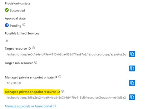 Configuring Private Endpoint To Snowflake Private Link Using Managed