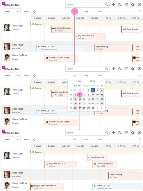 Planning Calendar Sap Fiori Design Guidelines