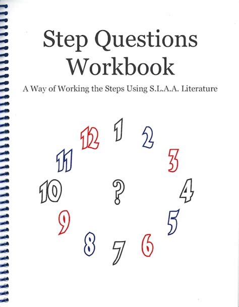 The Step Questions Workbook Non Slaa How Slaa Uk