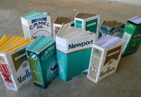 Empty Cigarette Boxes DIY