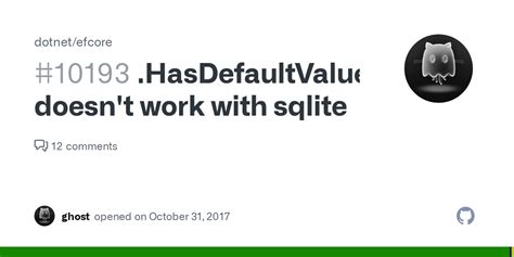 hasdefaultvaluesql getdate doesn t work with sqlite · issue