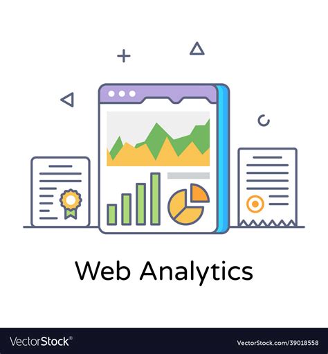 Web Analytics Royalty Free Vector Image Vectorstock