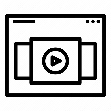 carousel webpage ui wireframe web layout website design seo icon
