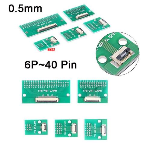 0 5mm Fpc Ffc Adapter Flat Flexible Cable Converter Breakout Pcb Board 6p~40 Pin £1 79 Picclick Uk