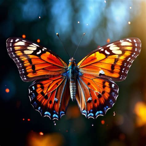 Butterfly Flutter Delicate Butterflies Flutter Down Creating Stock Image Image Of Graceful