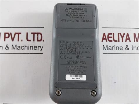 Fluke 707ex Ma Intrinsically Safe Ma Loop Calibrator Aeliya Marine Tech