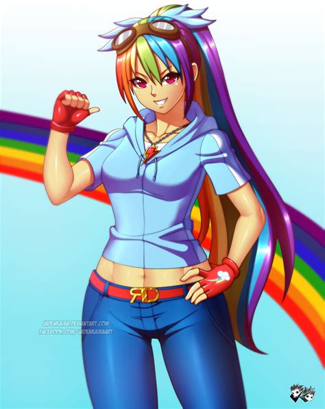 Commission Rainbow Dash By Jadenkaiba On Deviantart