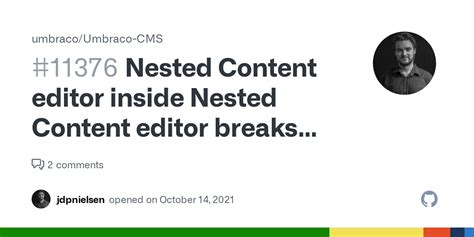 Nested Content Editor Inside Nested Content Editor Breaks Webapi · Issue 11376 · Umbraco