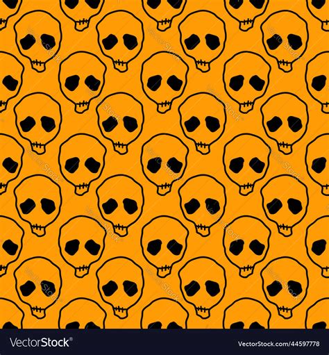 Halloween Celebration Seamless Pattern Royalty Free Vector
