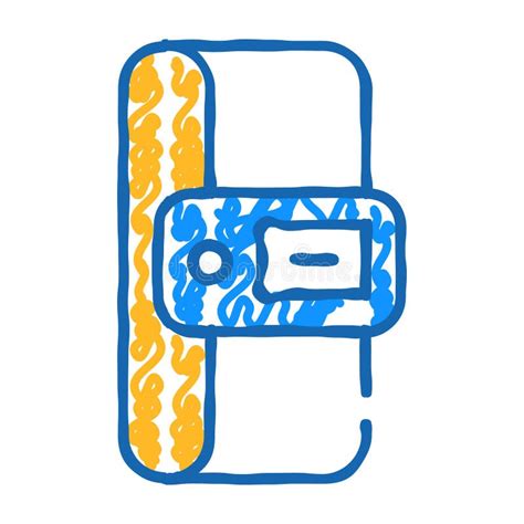 Constant Temperature Control Sensor Icon Doodle Illustration Stock