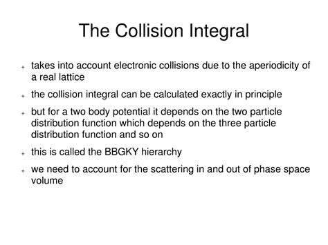 Ppt The Boltzmann Transport Equation Powerpoint Presentation Free Download Id 9606747
