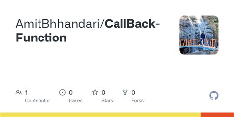 Github Amitbhhandaricallback Function