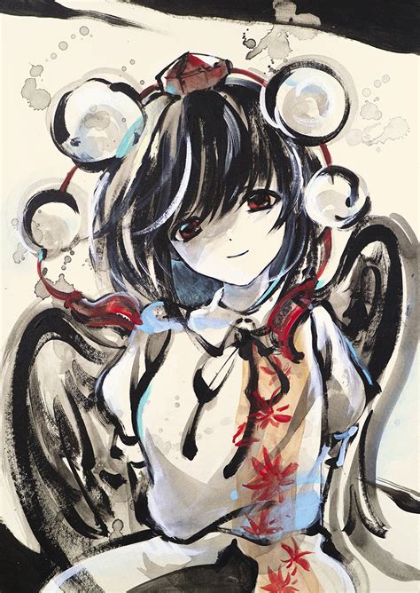 Shameimaru Aya Touhou Drawn By Ikeda Ruriko Danbooru