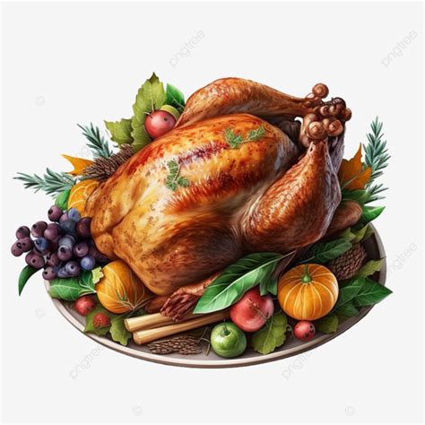 추수 감사절 칠면조 음식 저녁 식사 Png 일러스트 Psd 및 클립 아트에 대한 무료 다운로드 Pngtree