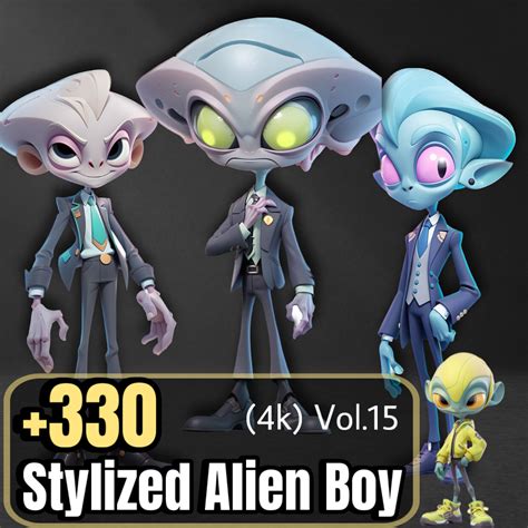 Artstation 330 Alien Boy Character4k