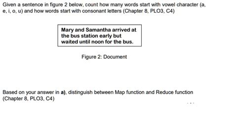 solved given a sentence in the figure below count how many words