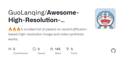 Github Guolanqing Awesome High Resolution Diffusion A Curated List Of Papers On Recent