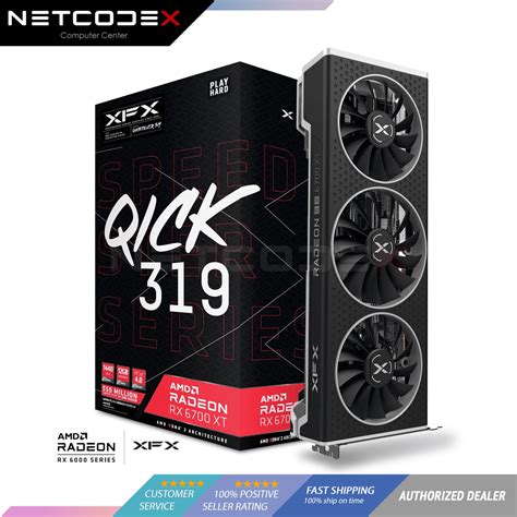 Netcodex Ph XFX SPEEDSTER QICK AMD Radeon RX XT BLACK Gaming Graphics Card With GB