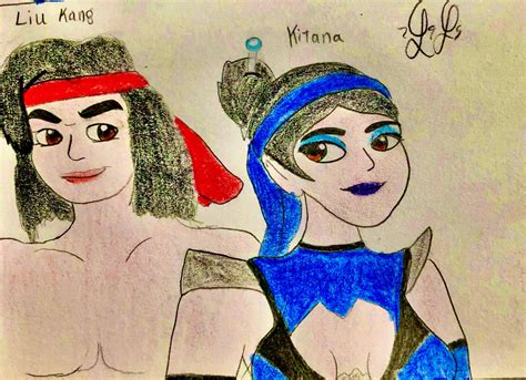 Liu Kang And Kitana By Lugialover249 On Deviantart