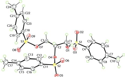 The Molecular Structure Of I Showing The Atom Labelling Scheme And