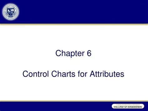 ppt chapter 6 control charts for attributes powerpoint presentation