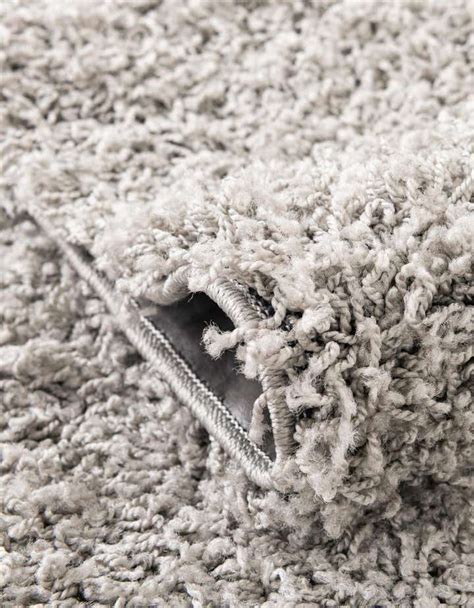 Cloud Gray 2 7 X 16 5 Solid Shag Runner Rug