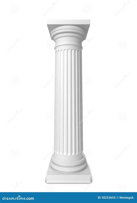 Classical Column Stock Illustration Illustration Of Render 50253655