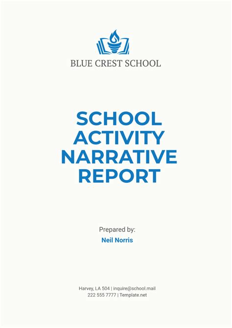 Free Aesthetic Narrative Report Layout Template To Edit Online