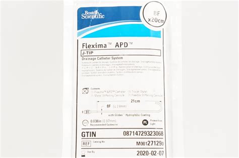 Boston Scientific 27129 Flexima Apd J Tip Drainage Cath System 8f X 2