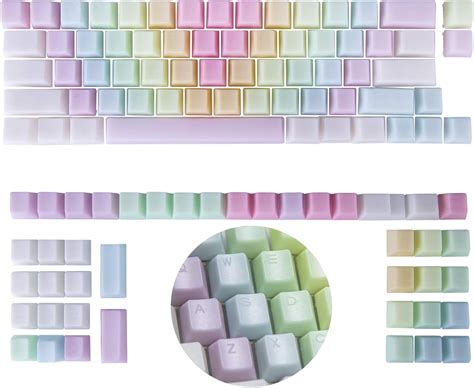 Pom Jelly Keycaps 109 Key Doubleshot Translucent Oem India Ubuy