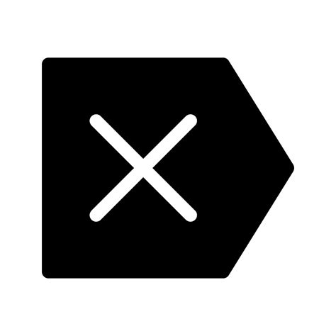 Backspace Icon Symbol Design Illustration 45681122 Vector Art At Vecteezy