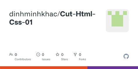 Github Dinhminhkhaccut Html Css 01
