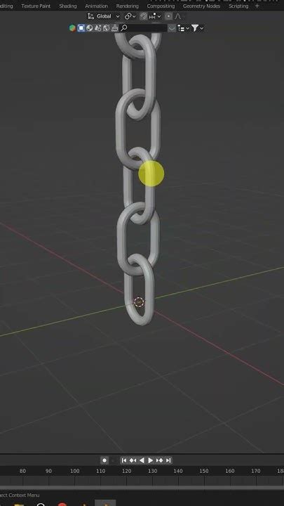 chain modeling in blender blendertutorial learnblenderinhindi