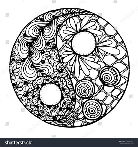 휴식 및 레크리에이션을 위한 색칠용 책 스톡 일러스트 1748687642 Shutterstock