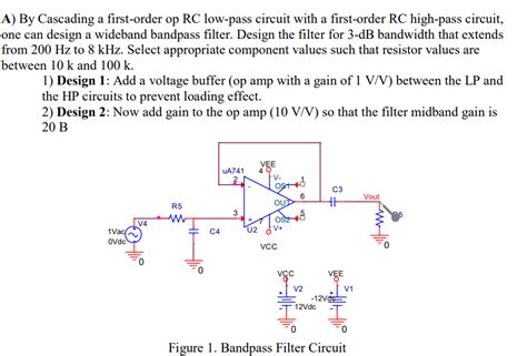 Solved A By Cascading A First Order Op Rc Low Pass Circuit
