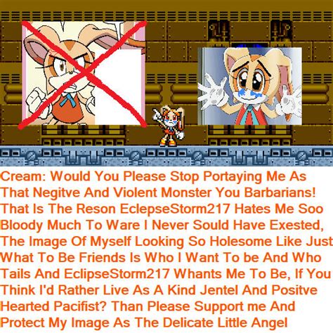 Cream Crying For Support By Eclipsestorm217 On Deviantart