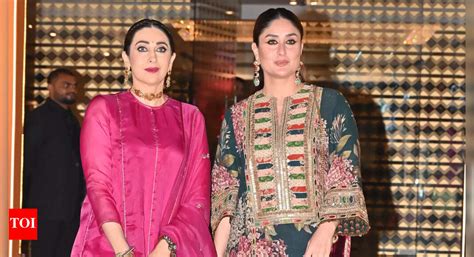 Karisma And Kareena Kapoor Steal The Show At Brother Aadar Jains