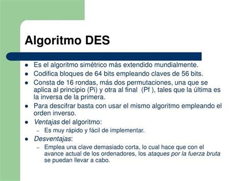 PPT Algoritmos criptográficos PowerPoint Presentation free download ID