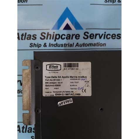 Eltek 251244 1 Delta Da Apollo Marine M Ebus Detection And Alarm Module Atlas Shipcare Services